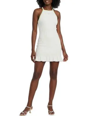 Casablanca Sleeveless Mini Dress - White