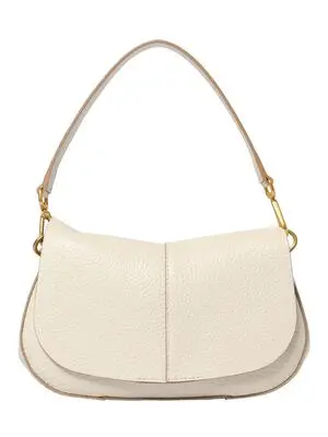 GIANNI CHIARINI Textured Leather Shoulder Bag - Sand
