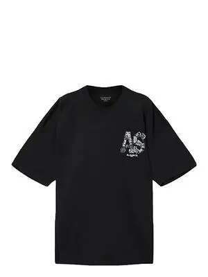 ALLSAINTS Mixtape Relaxed-fit Cotton T-shirt - Jet Black
