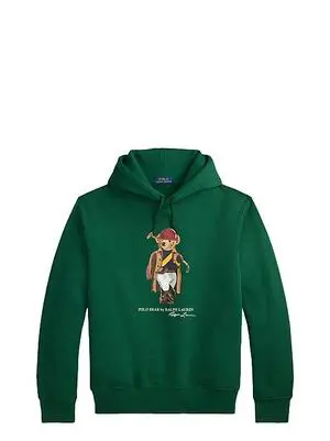 Polo Ralph Lauren Bear-print Cotton-jersey Hoody - New Forest-society Bear