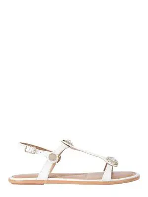 Carvela Amalia Leather Sandals - White