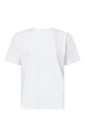 Acne Studios Eram U-face Round-neck Stretch-cotton T-shirt - Optic White