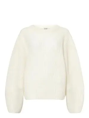 TOTEME Ribbed Wool-blend Jumper - Ecru