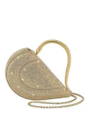 BVLGARI Serpenti Cuoricino Mini Top Handle Bag - Gold