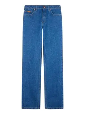 TOD'S Straight Leg 5-pocket Jeans - Blue