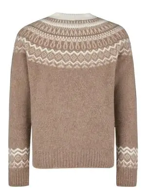 TOD'S Wool And Cashmere Pullover - Brown