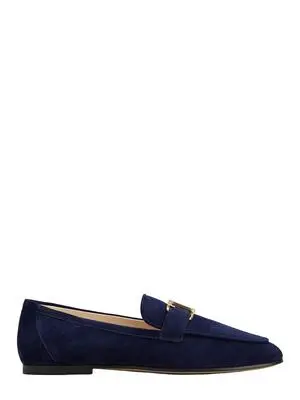 TOD'S T Timeless Suede Loafers - Blue