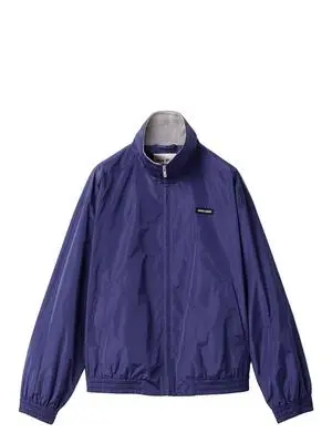 Miu Miu Technical Poplin Blouson Jacket - Royal Blue
