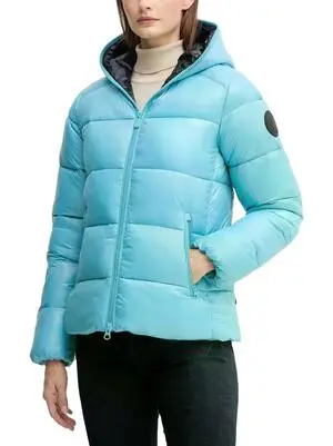 SAVE THE DUCK Lois Hooded Padded Jacket - Blue