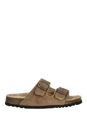 DR. SCHOLL'S SHOES Josephine Buckle Sandals - Brown
