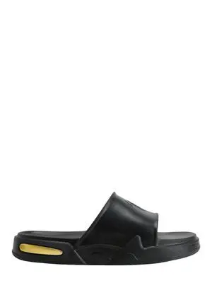 GIUSEPPE ZANOTTI Logo Rubber Slides - Black