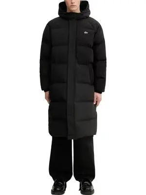 Lacoste Hooded Padded Coat - Black