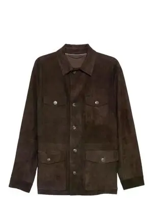 Canali Flap-pocket Jacket - Brown