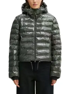 Rains Lohja W3t2 Hooded Puffer Jacket - Grey
