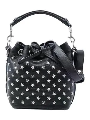 SAINT LAURENT Small Star Studded Emmanuelle Bucket Bag