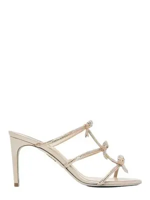 Rene Caovilla 105mm Cleo Sandals - Neutrals