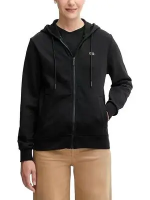 Lacoste Hooded Zip Hoodie - Black