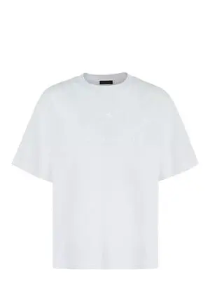 GIUSEPPE ZANOTTI Lr-67 Logo-detail Crew-neck T-shirt - White