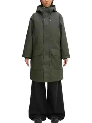 Rains Hooded Parka - Green