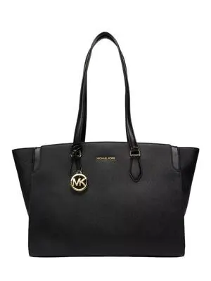 Michael Kors Logo-charm Tote Bag - Black