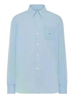 MAISON MARGIELA Long-sleeved Shirt - Blue