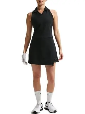 Nike Golf Club Dri-fit Sleeveless Dress - Black/sail