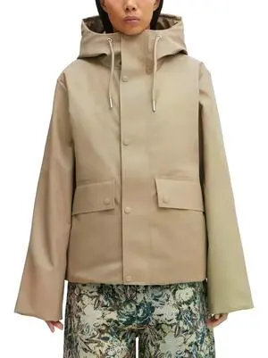 Rains Hooded Jacket - Neutrals