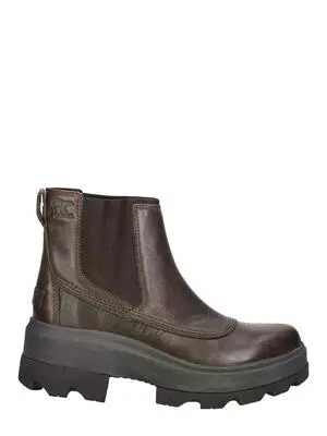 Sorel Joan Pull-tab Chelsea Boots - Brown