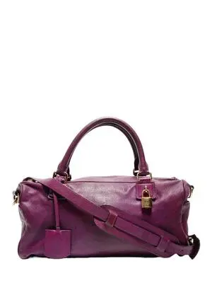 Loewe 2000s Leather Tote Bag - Purple