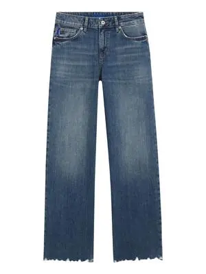 Hugo Loose-fit Jeans In Rigid Denim - Blue