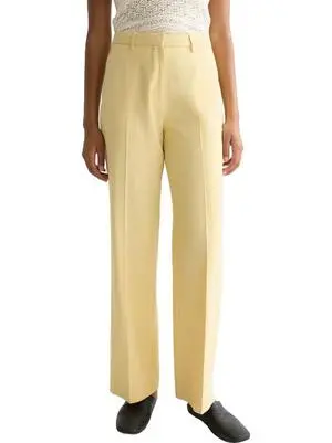Scotch & Soda Edie High Waist Wide Leg Trousers - Parsnip