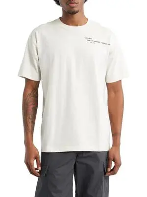 Carhartt Work In Progress Punched Organic Cotton Graphic T-shirt - Wax