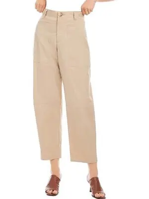 Fifteen Twenty Sondra Barrel Leg Pants - Stone