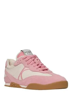 Kate Spade New York Drift Smooth Sneaker - Cream/grapefruit Soda