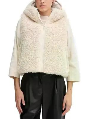 SAVE THE DUCK Hooded Fleece Jacket - Neutrals