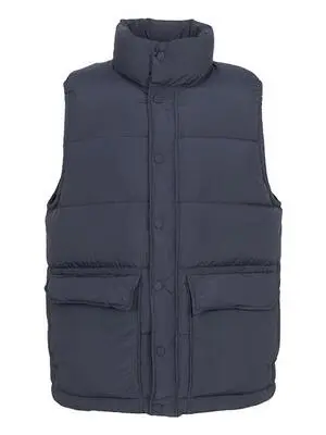 Maison Kitsuné Padding Vest - Navy Blue