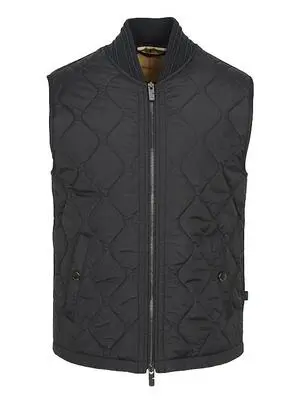 Burberry Tiverton Quilted Vest - Black