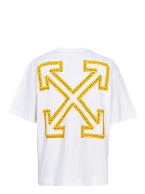 Off-White Off Tape Arrow Skate Short Sleeve T-shirt - White