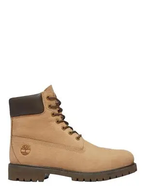 Timberland 6" Premium Waterproof Boots - Beige/dark Brown