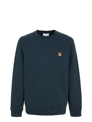 Maison Kitsuné Fox Head Sweatshirt - Navy Blue