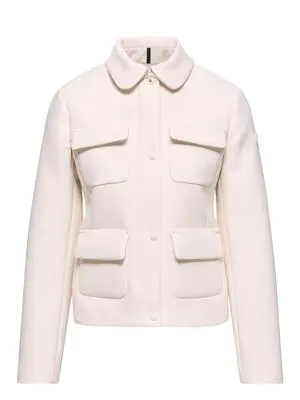 Moncler Guimauve Down Shacket - White