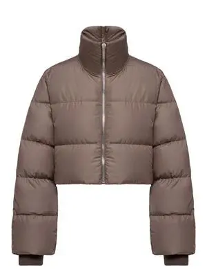 MONCLER + RICK OWENS Cyclopic Short Down Puffer Jacket - Brown