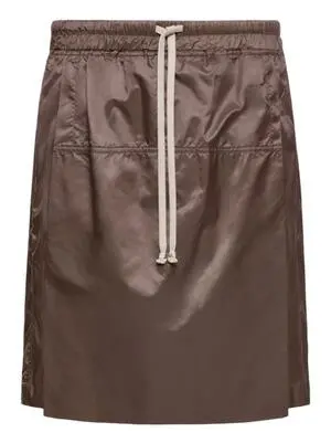 MONCLER + RICK OWENS Kiltshorts Skort - Brown