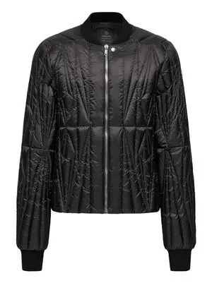 MONCLER + RICK OWENS Geocamo Flight Down Bomber Jacket - Black