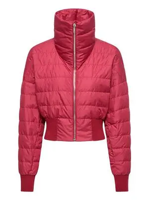 MONCLER + RICK OWENS Cropped Down Jacket - Red