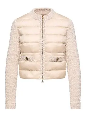 Moncler Padded Zip-up Cardigan - Beige