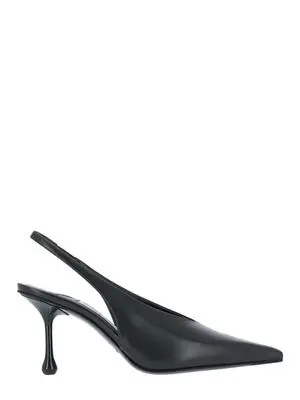 JIMMY CHOO Isa 80 Slingback Pumps - Green