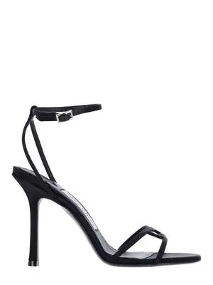 JIMMY CHOO Leo 100 Sandals - Black
