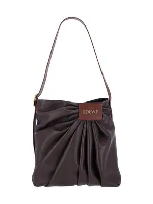 Loewe Draped Tote Bag Brown