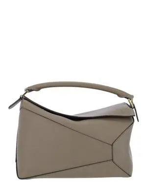 Loewe Puzzle Edge Medium Handbag - Taupe